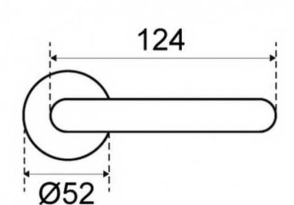 JUEGO MANIVELA R-600. ROSETA DE ALUMINIO. BLANCO MATE